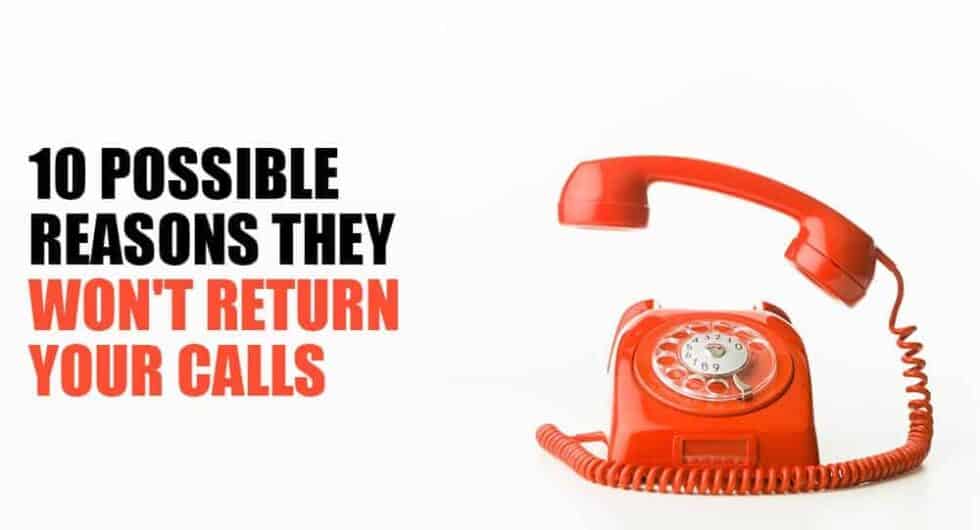 10 Possible Reasons They Won’t Return Your Calls | Relationship Rules
