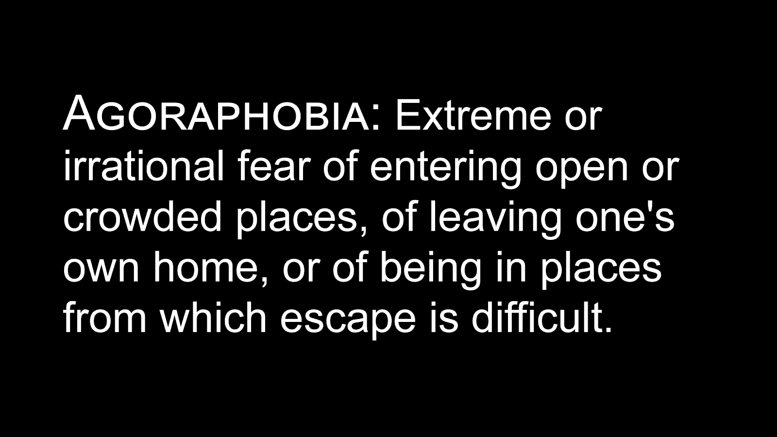 5 Signs You Have Agoraphobia