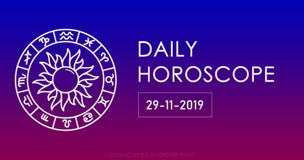 Daily Horoscope for Friday, November 29, 2019