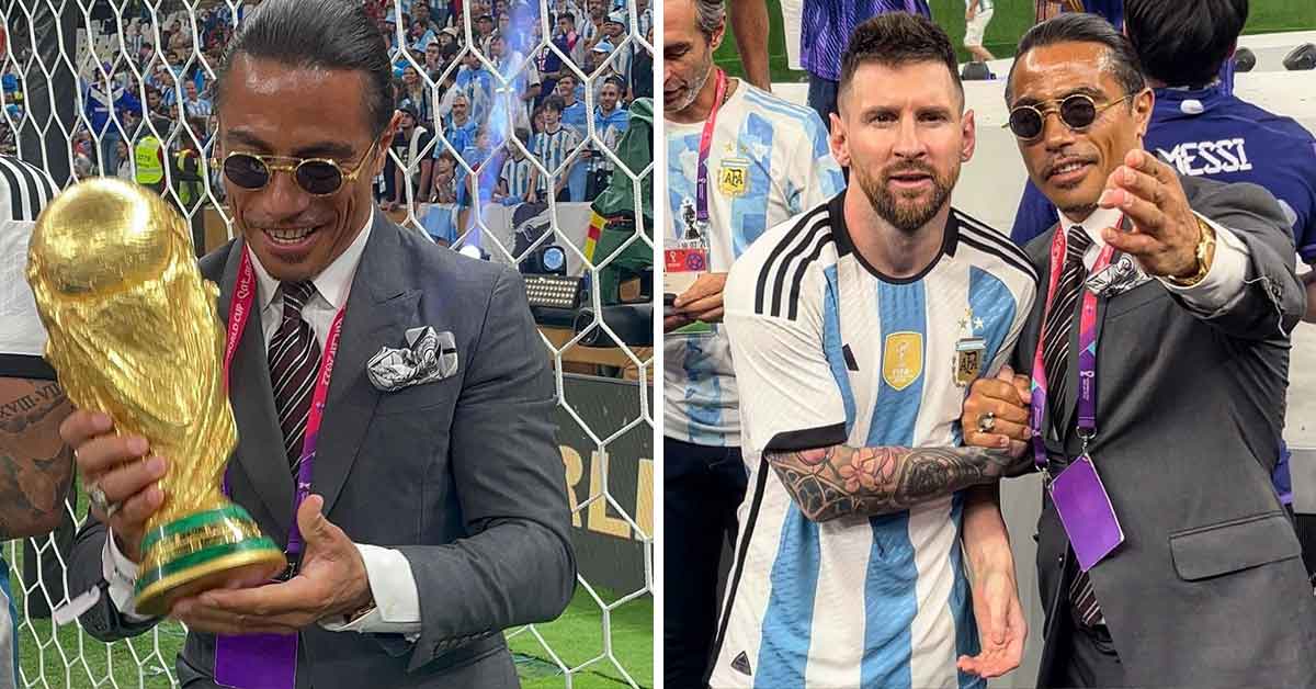 Football fans NOT Happy after watching Salt Bae Getting Close to Lionel ...